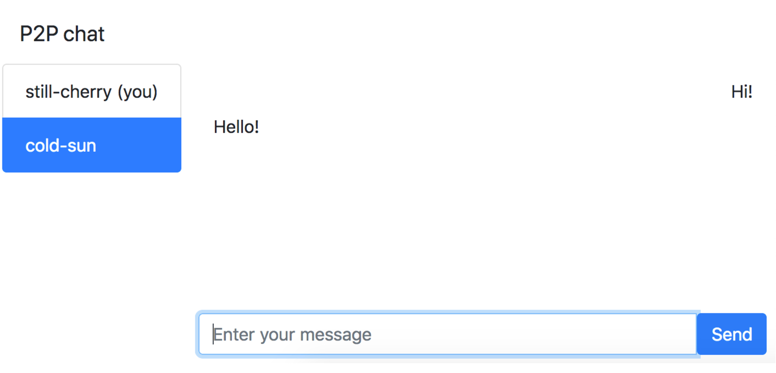 Building a peer to peer messenger